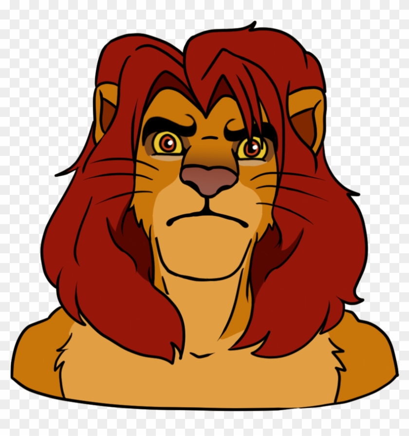 [c] Simba Anthro By Alovelylynx - Cartoon - Free Transparent PNG ...